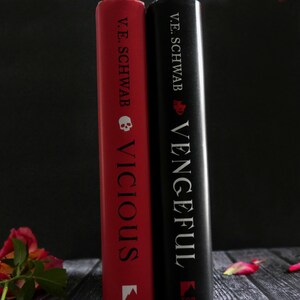 Vicious & Vengeful, Villains Series Hand Painted Book Edges / Sprayed ...