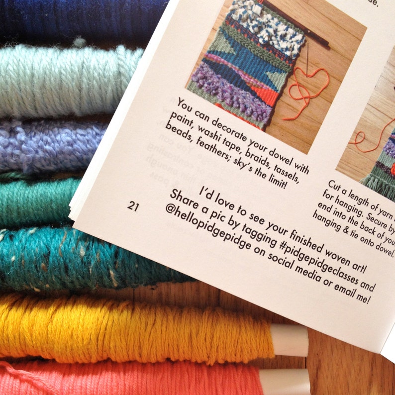 Beginner Tapestry Weaving Workbook | DIY Crafters | Learn to Weave ...