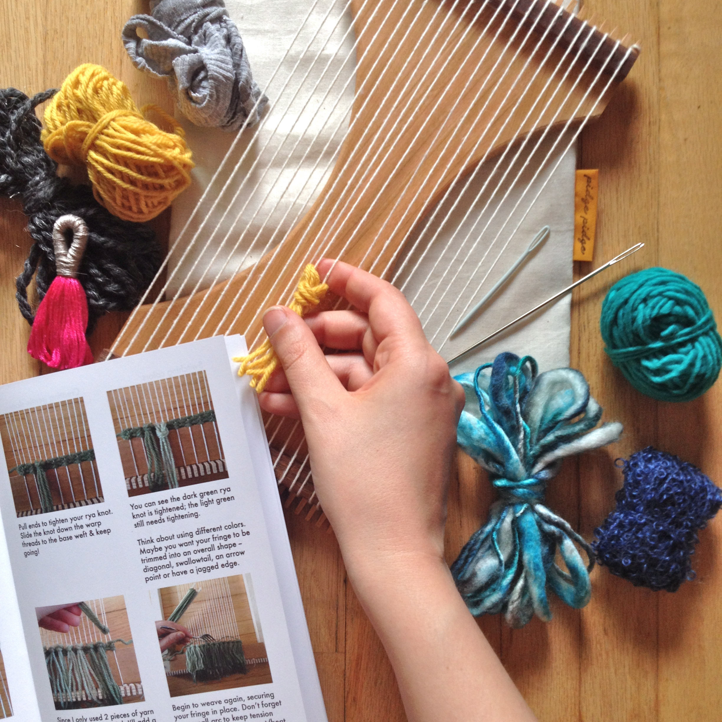 Beginner Tapestry Weaving Workbook | DIY Crafters | Learn to Weave ...