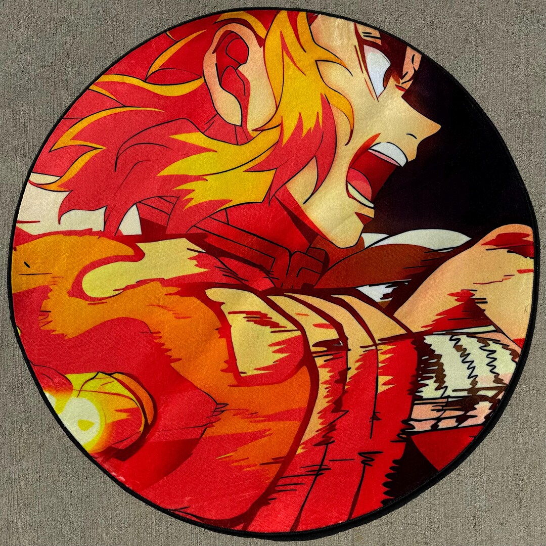 Rengoku Rug - Etsy