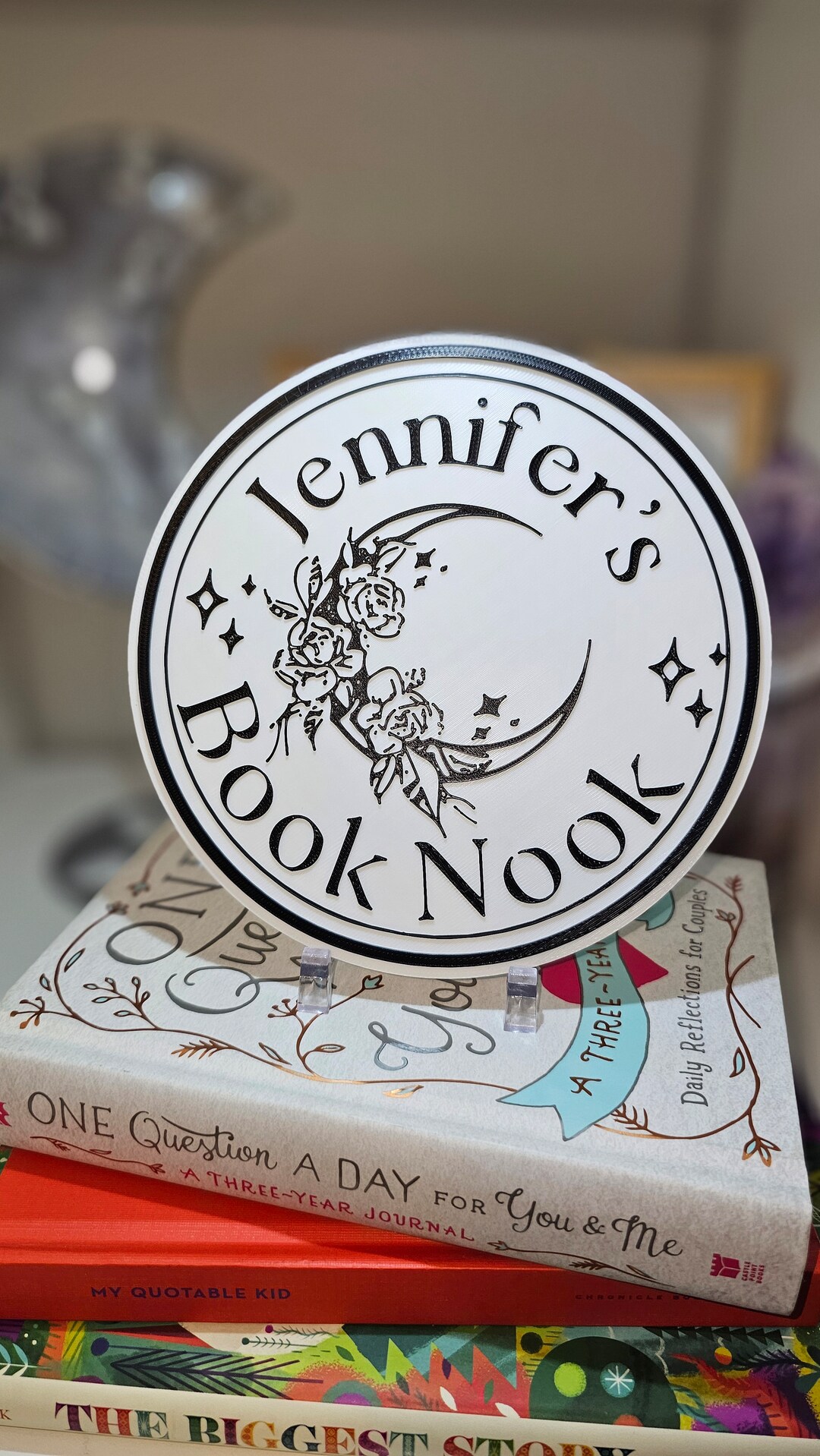Book Nook Sign, Gifts for Mom, Library Sign, Bookish Decor, Book Lover ...