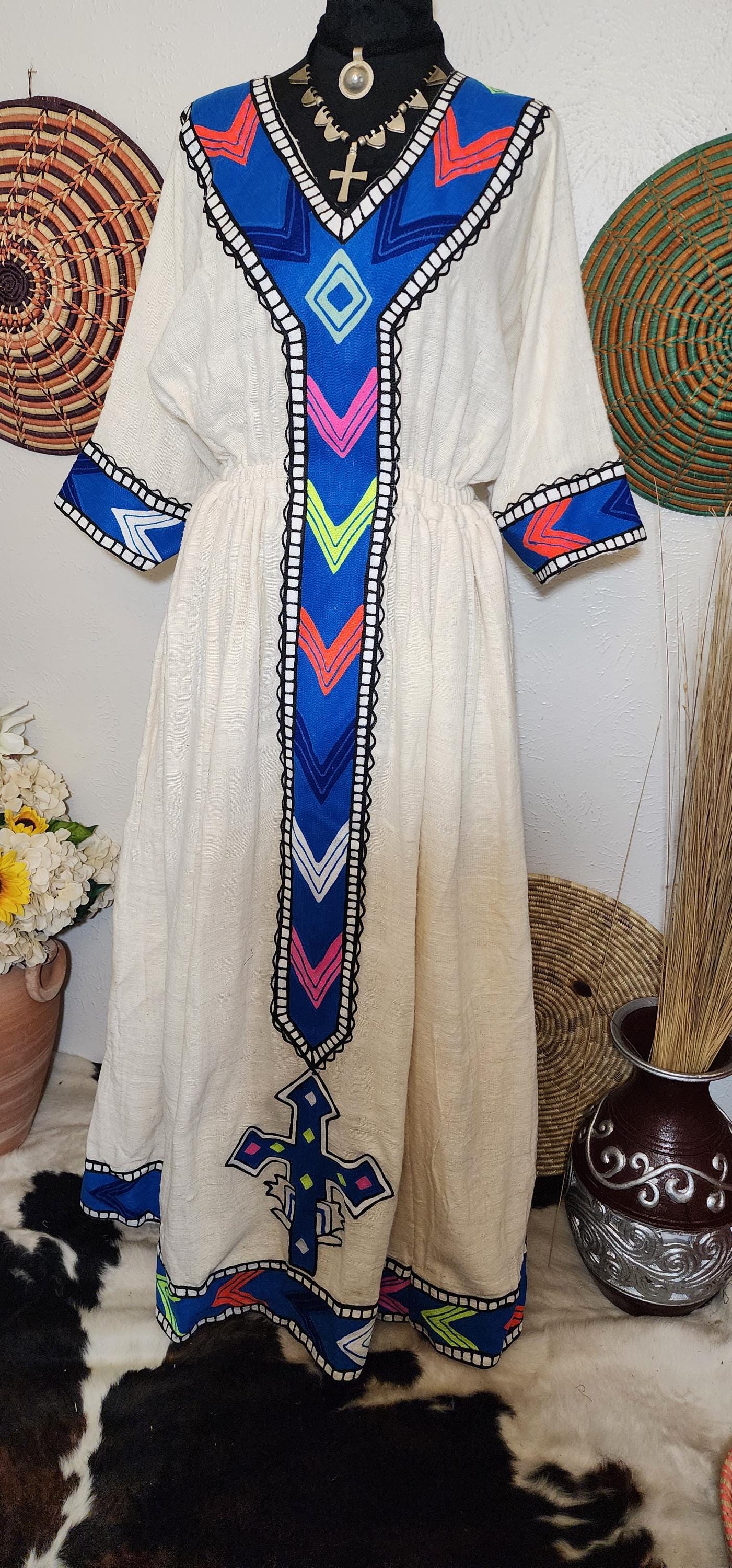 Ethiopian Eritrean Traditional Dress - Etsy