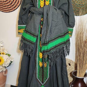 Ethiopian Eritrean Traditional Wollo Dress - Etsy
