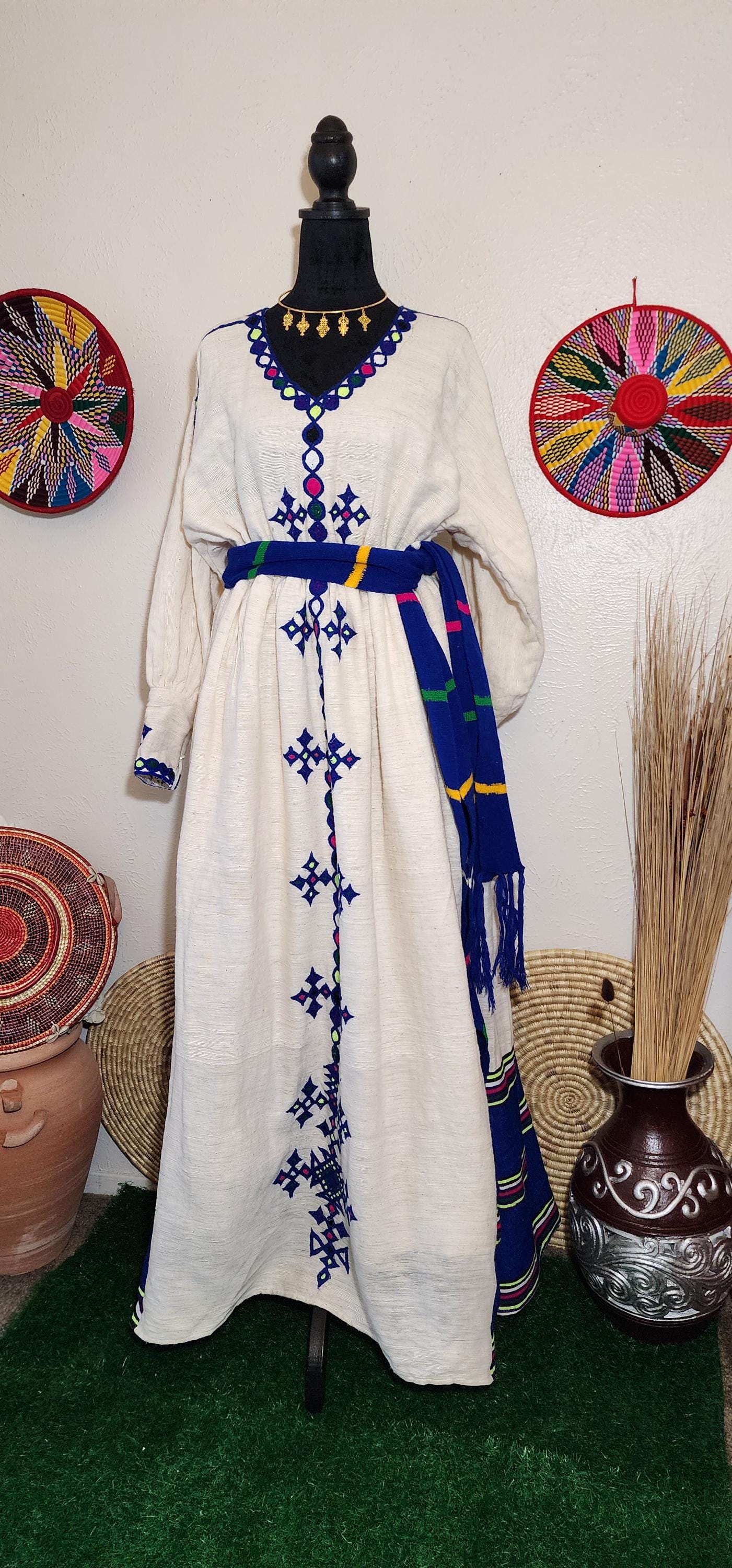 Ethiopian Eritrean Traditional Dress - Etsy