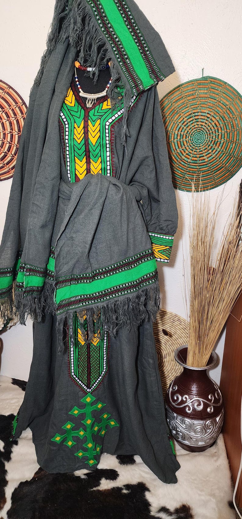 Ethiopian Eritrean Traditional Wollo Dress - Etsy