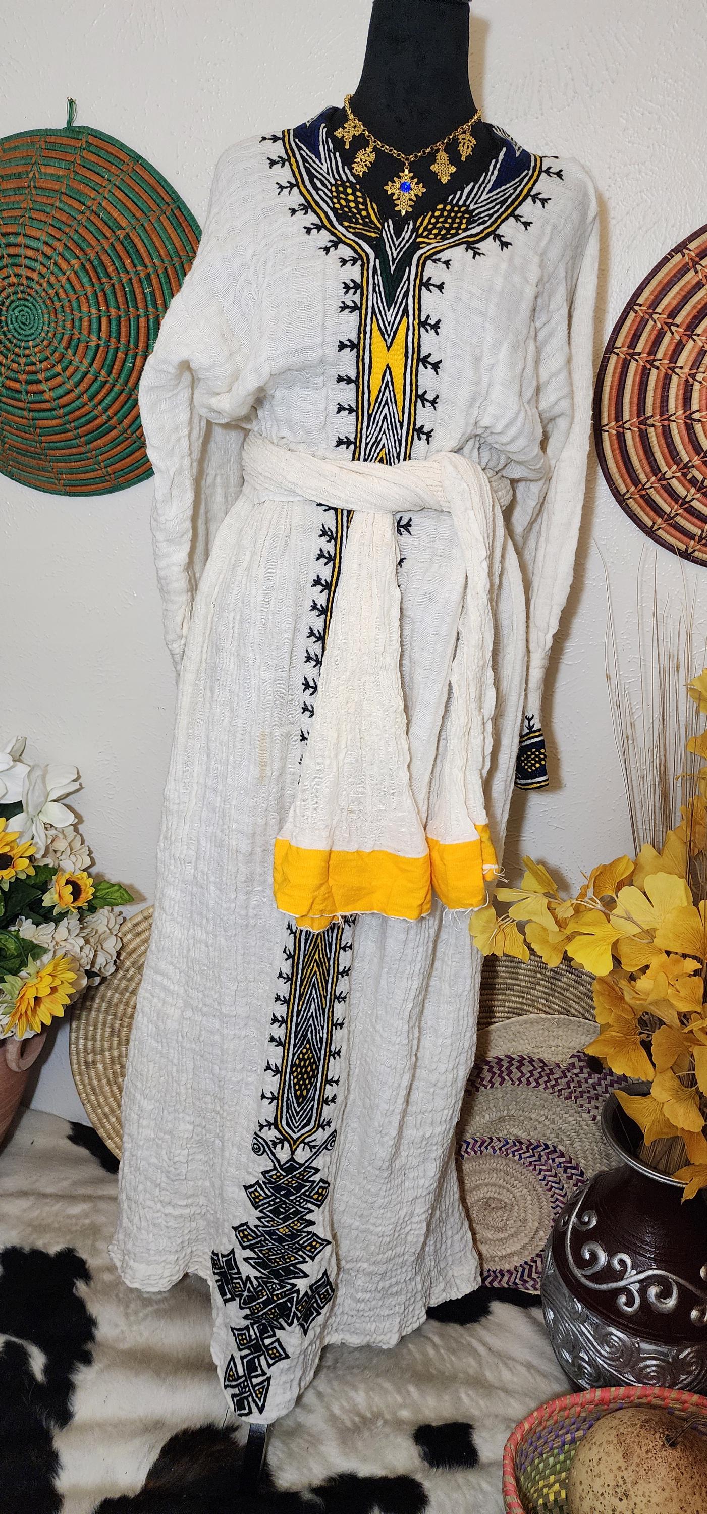 Ethiopian Eritrean Traditional Dress - Etsy