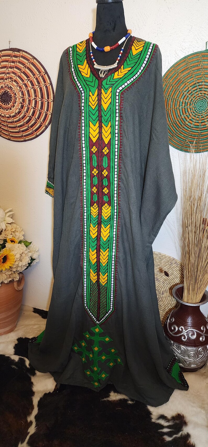Ethiopian Eritrean Traditional Wollo Dress - Etsy