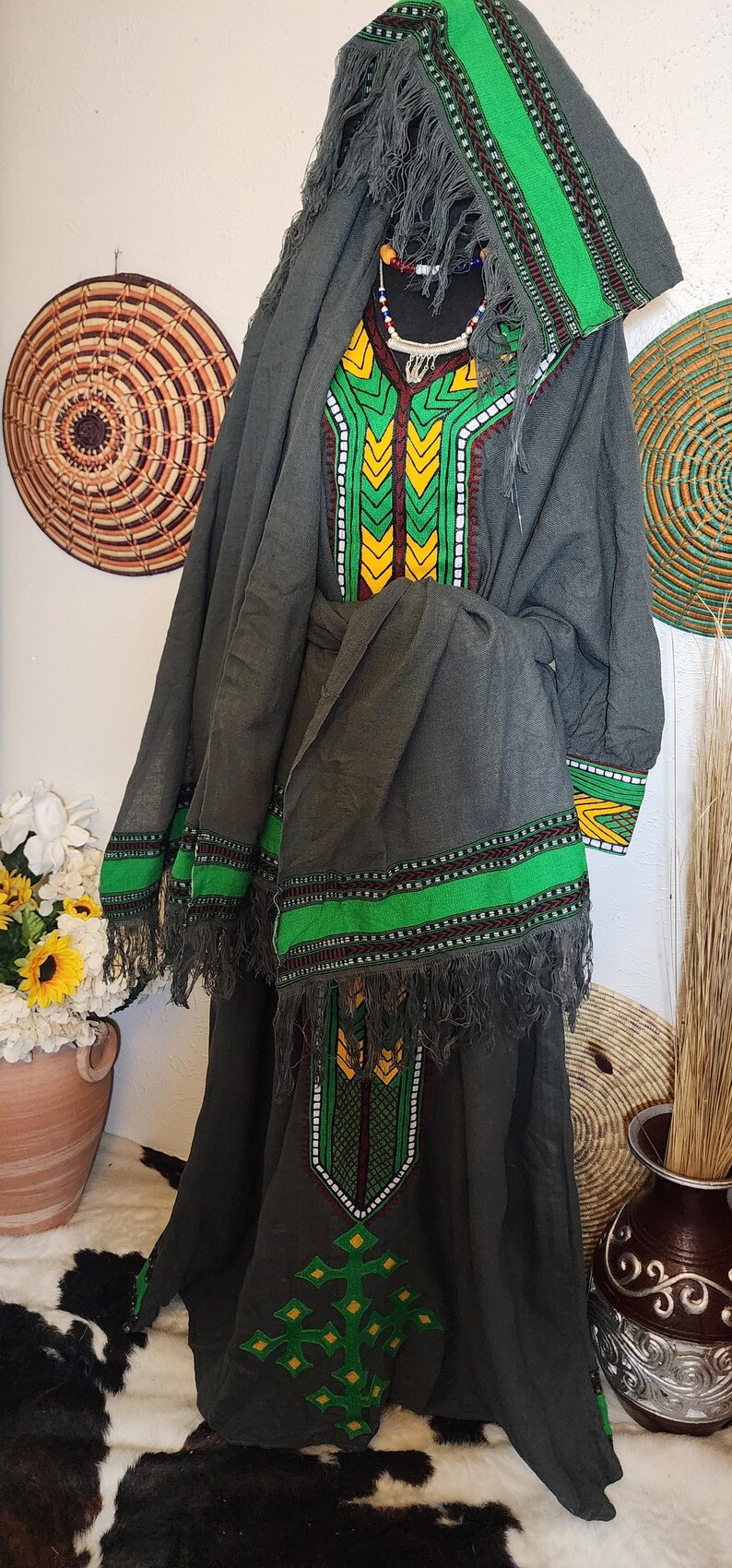 Ethiopian Eritrean Traditional Wollo Dress - Etsy