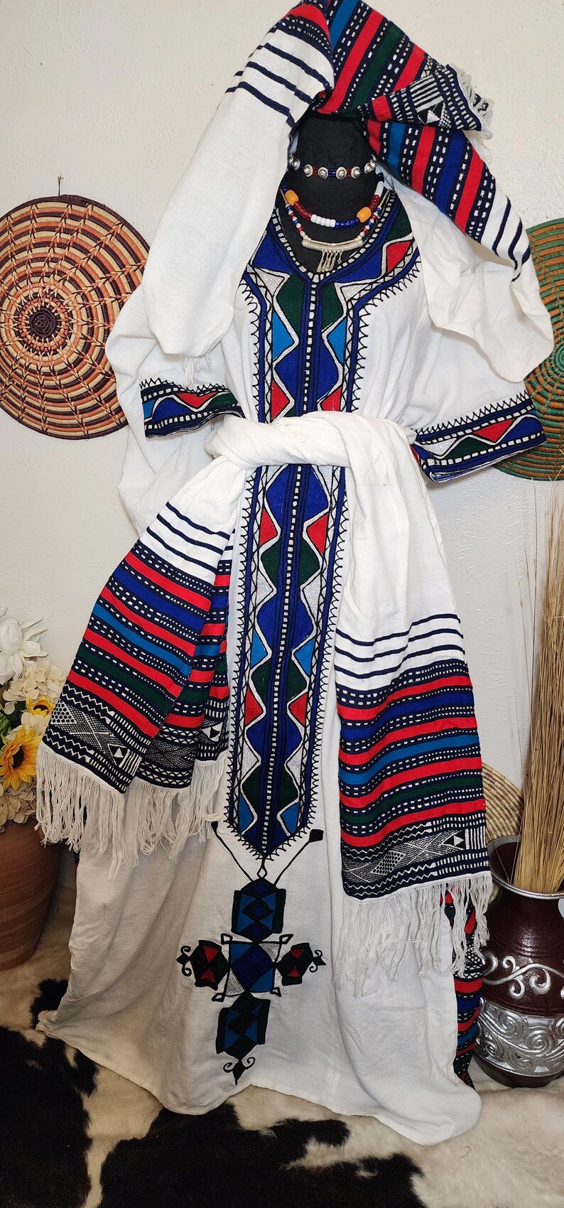 Ethiopian Eritrean Traditional Wollo Dress - Etsy