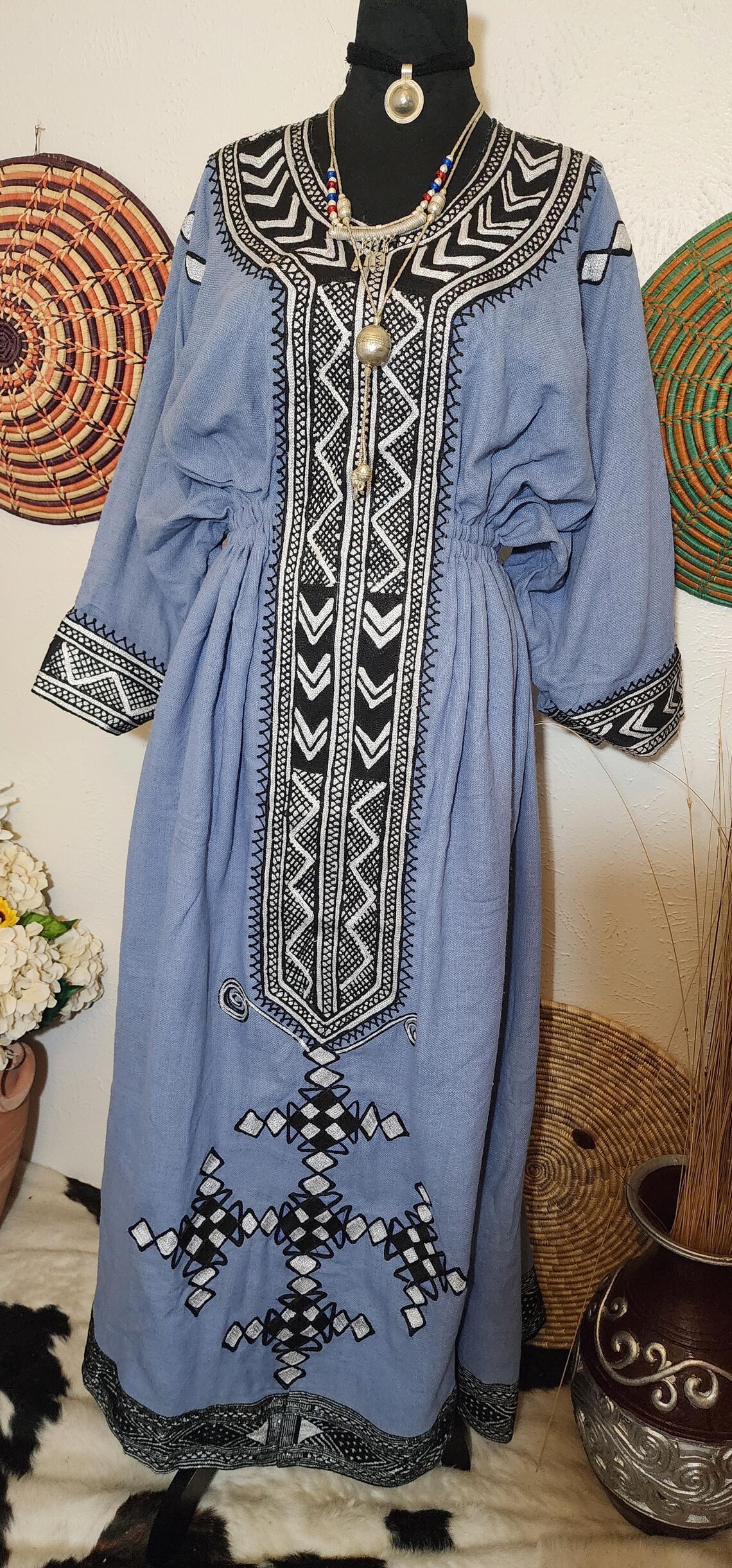 Ethiopian Eritrean Traditional Wollo Dress - Etsy