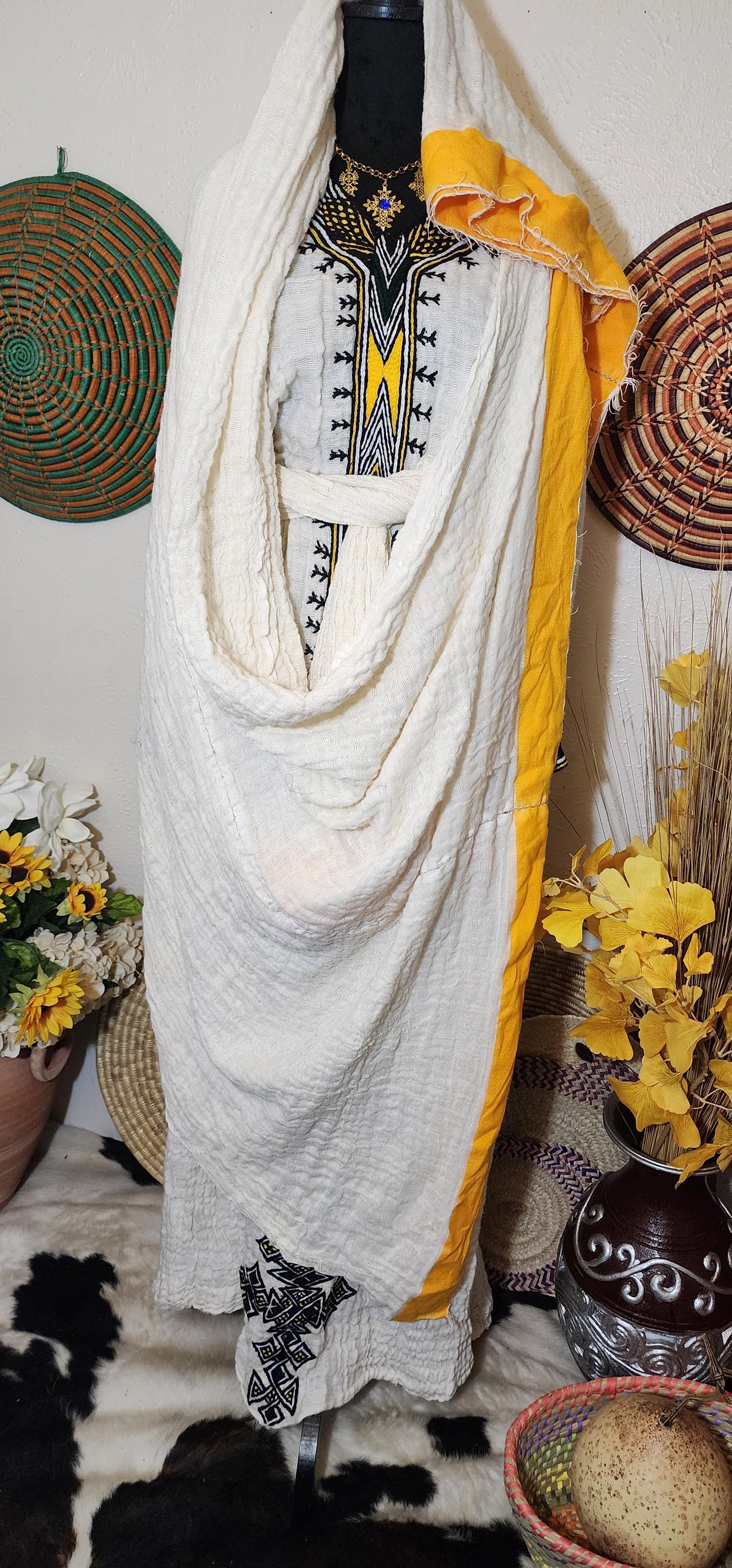 Ethiopian Eritrean Traditional Dress - Etsy