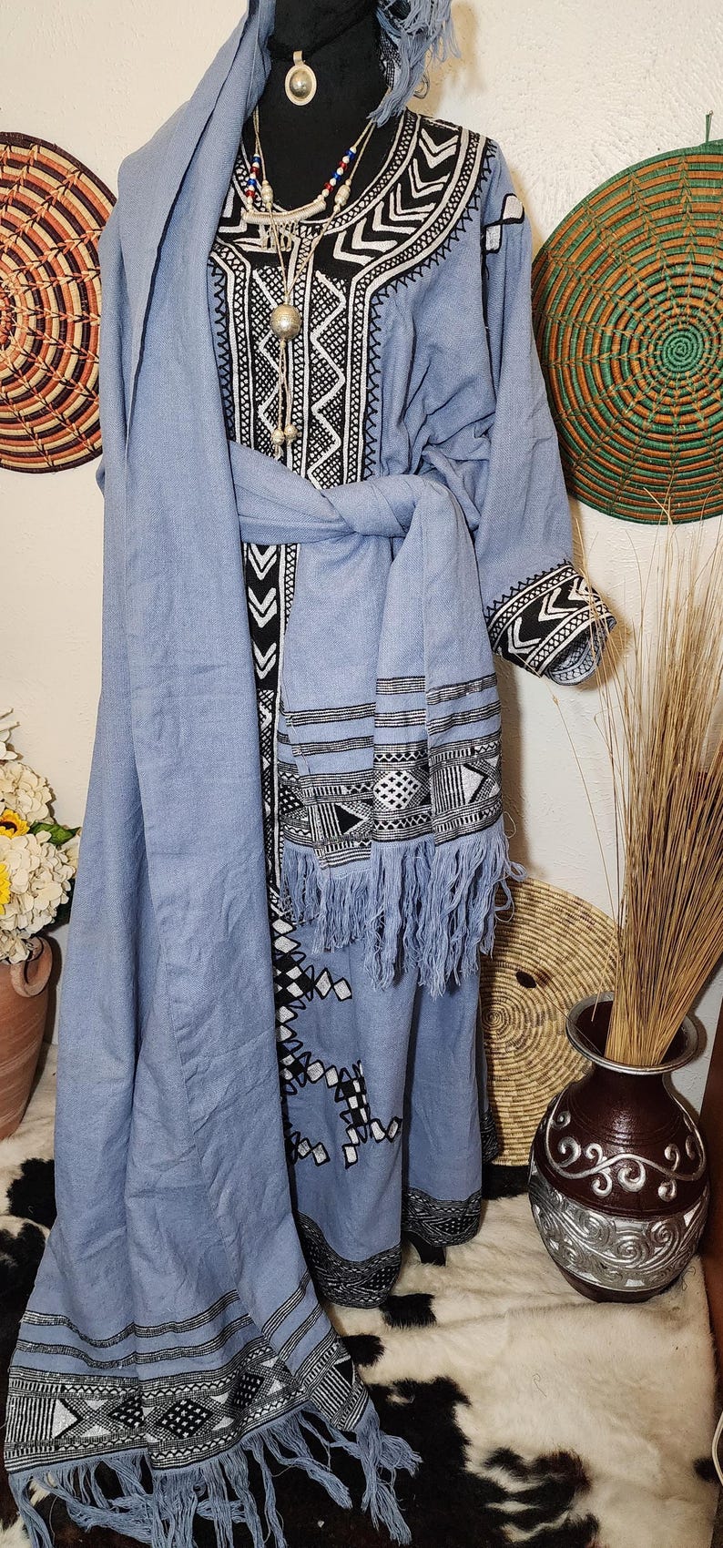 Ethiopian Eritrean Traditional Wollo Dress - Etsy