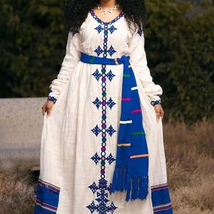 Ethiopian Eritrean Traditional Dress - Etsy