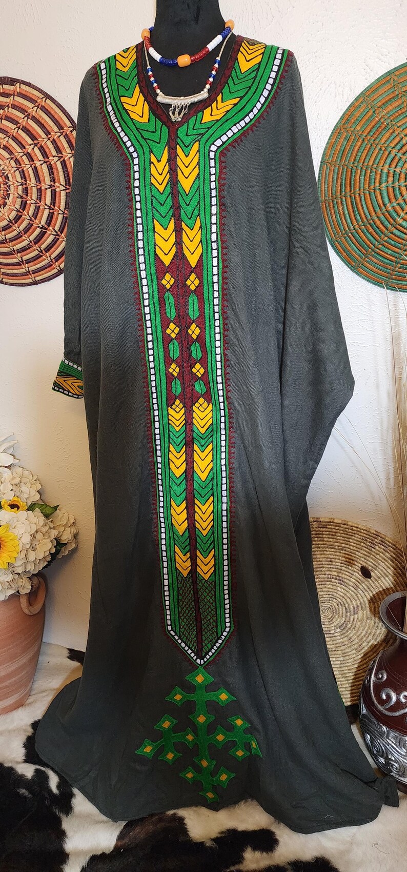 Ethiopian Eritrean Traditional Wollo Dress - Etsy