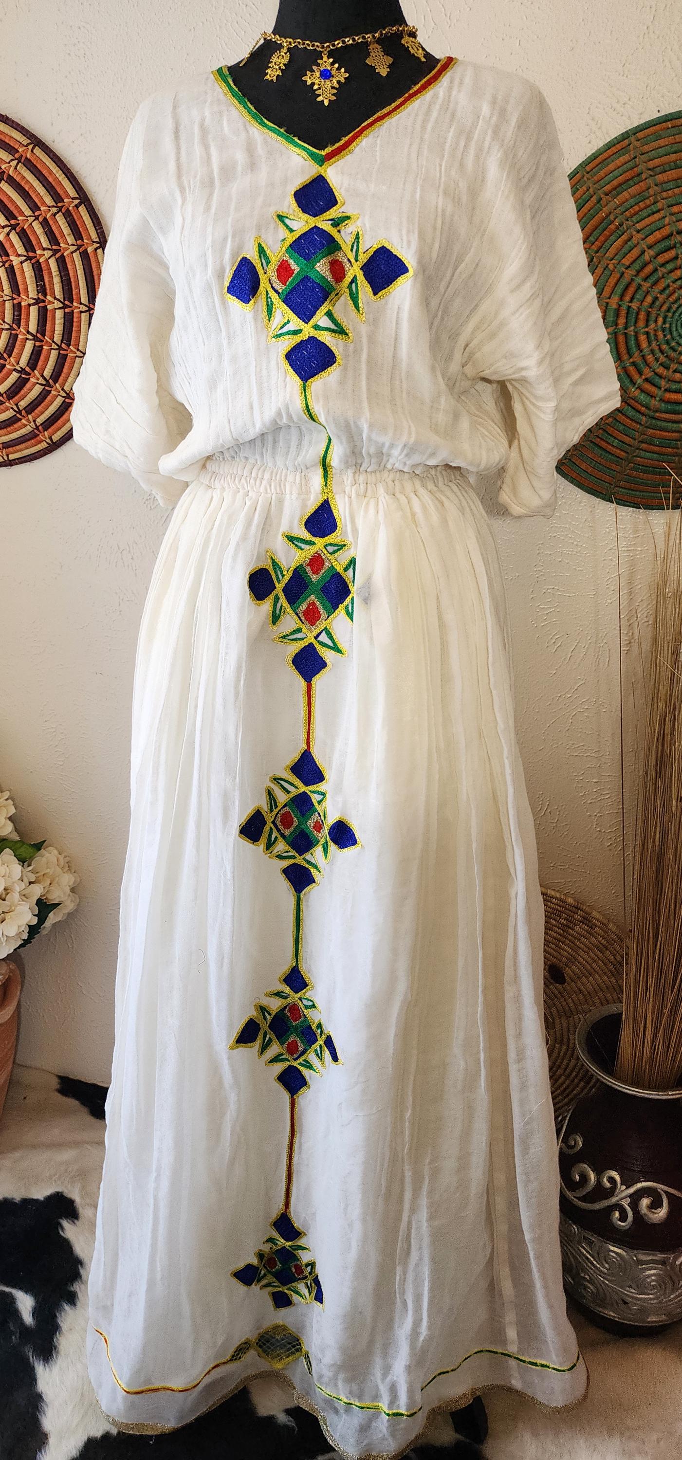 Ethiopian Eritrean Traditional Dress - Etsy