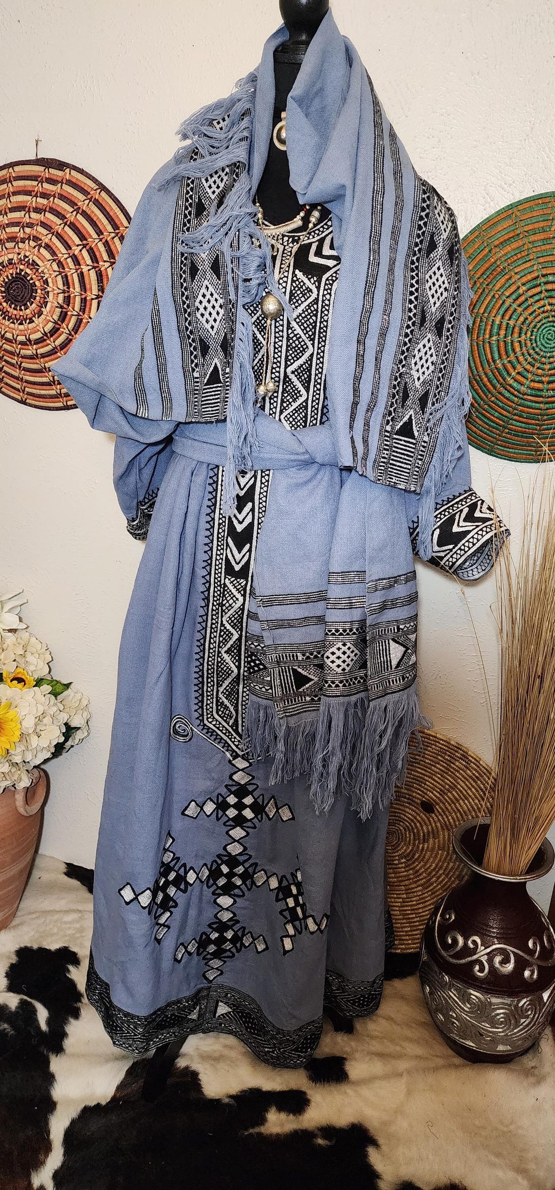 Ethiopian Eritrean Traditional Wollo Dress - Etsy