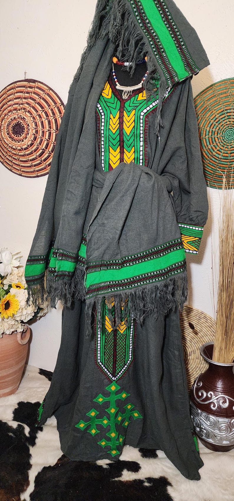 Ethiopian Eritrean Traditional Wollo Dress - Etsy