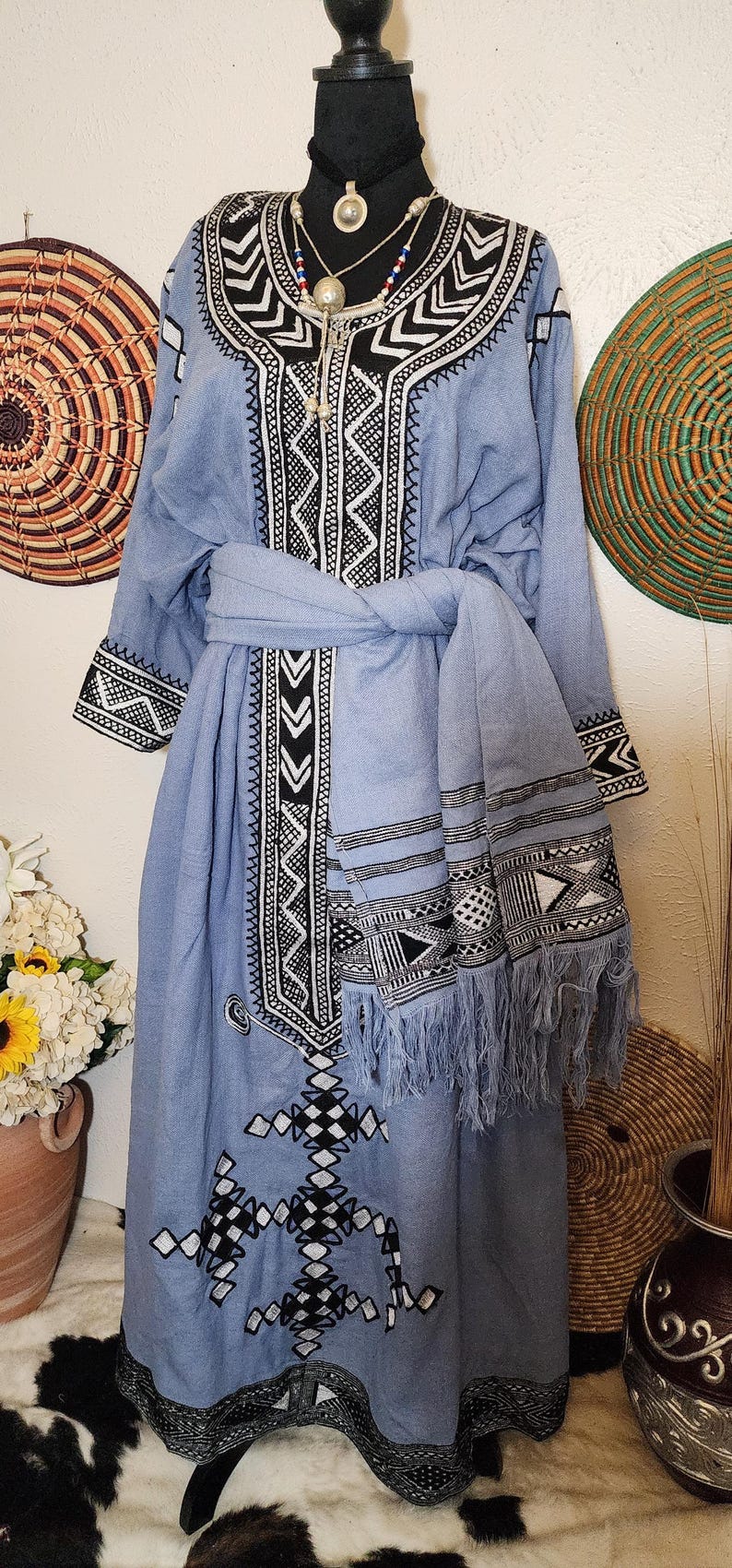 Ethiopian Eritrean Traditional Wollo Dress - Etsy
