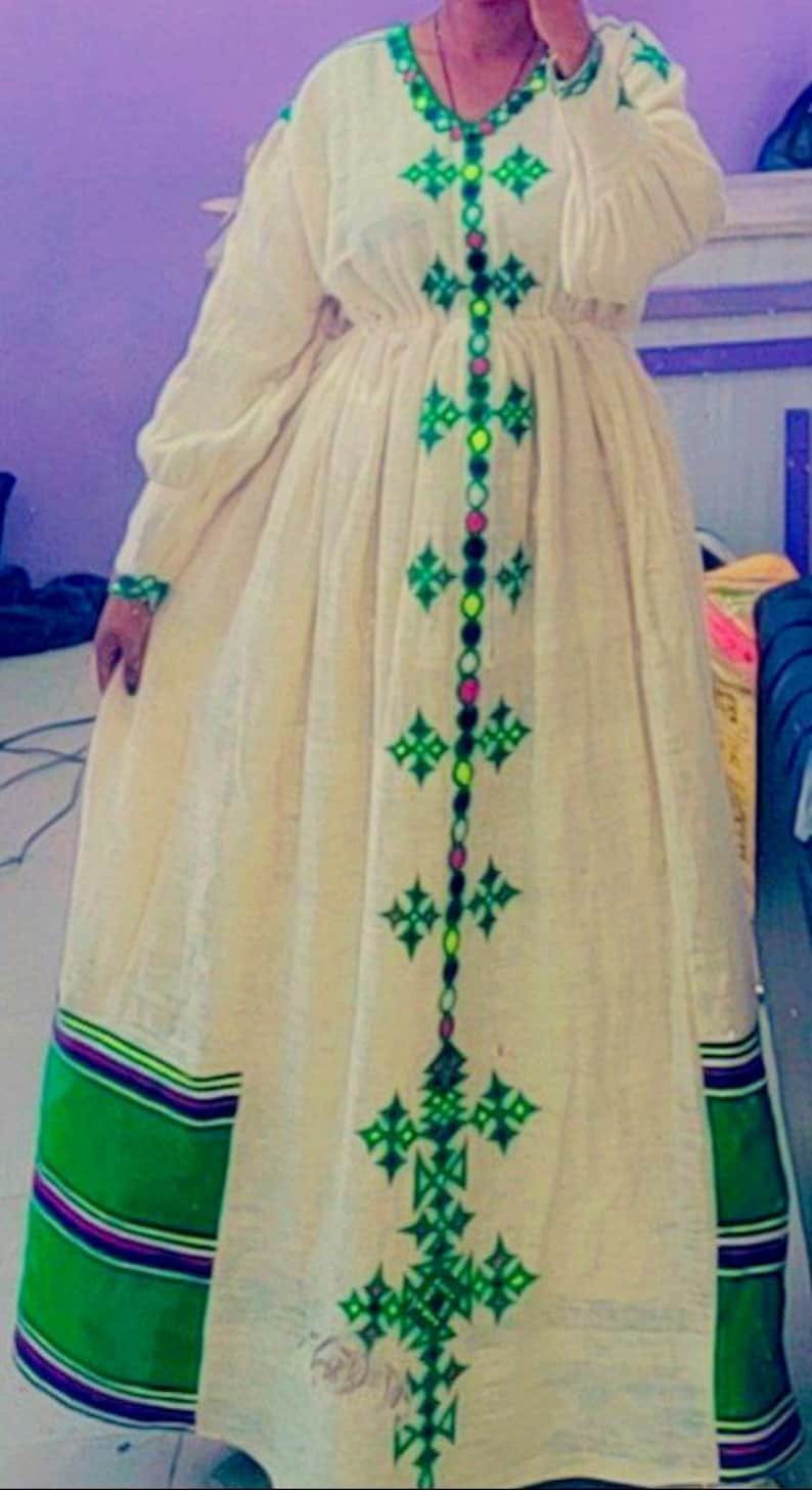 Ethiopian Eritrean Traditional Dress - Etsy