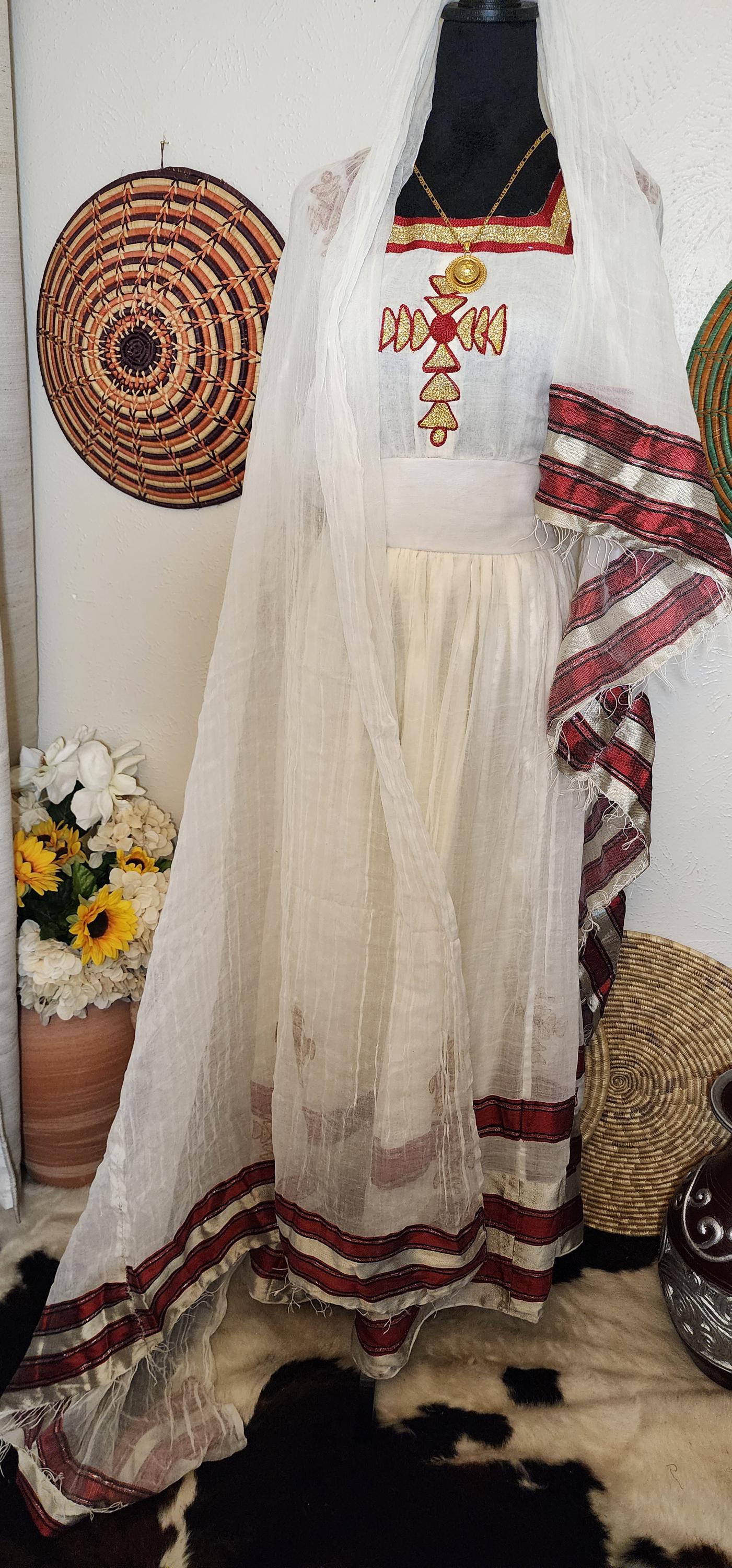 Ethiopian Eritrean Traditional Dress - Etsy