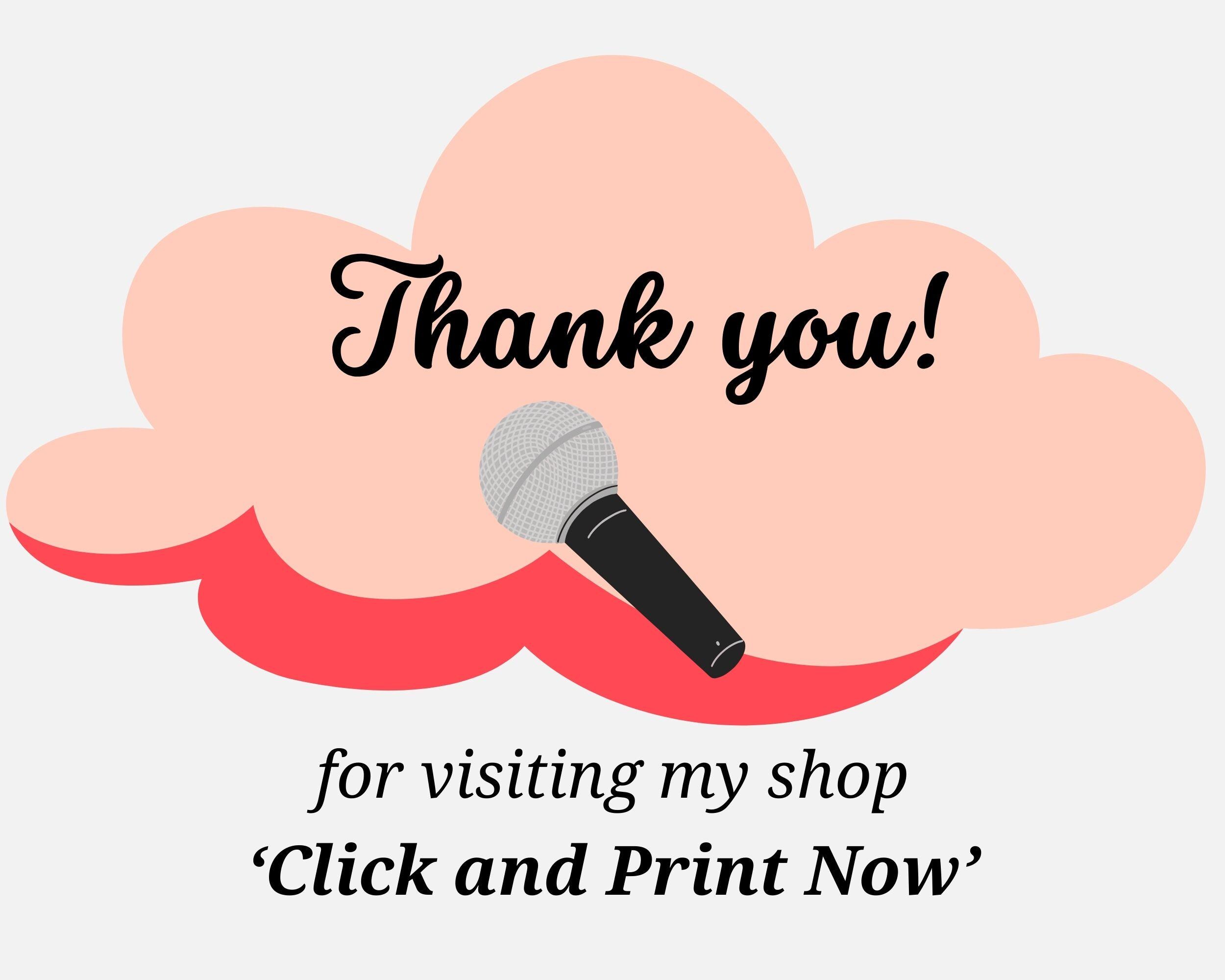 Karaoke Printable Awards, Karaoke Lover, Karaoke Mini Cards, Karaoke ...