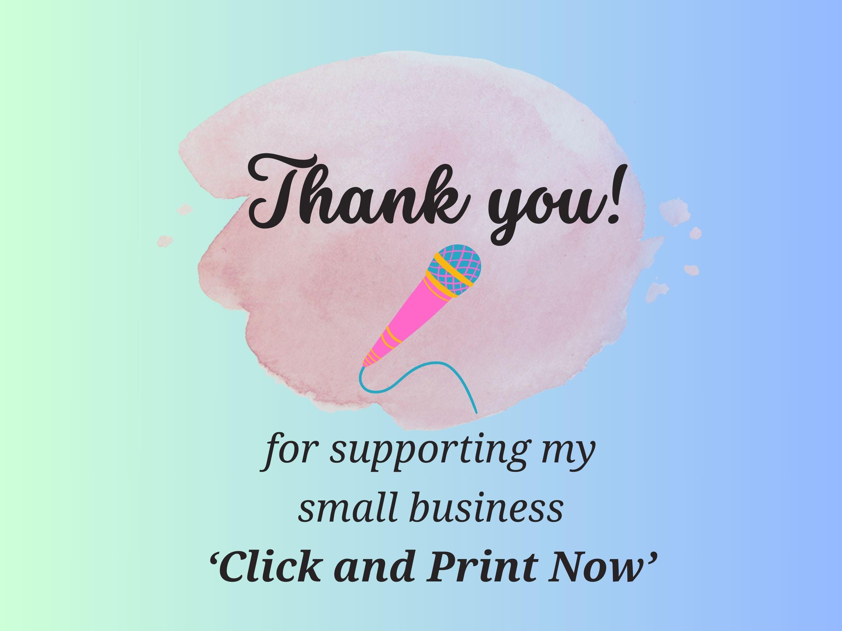 Karaoke Winners Certificate | Printable Singing Award | Best Singing ...