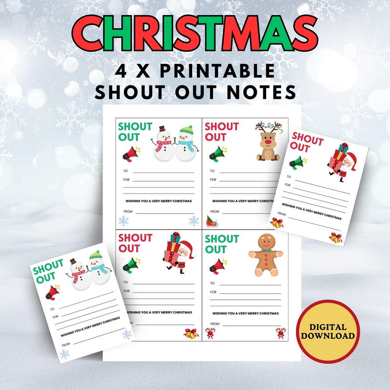 Shout Out Cards - Etsy
