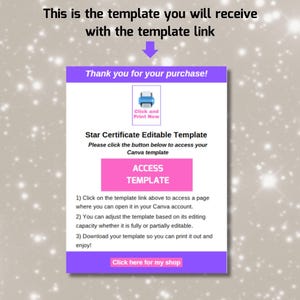 Star Achievement Editable Certificate, Printable School Award, Student ...