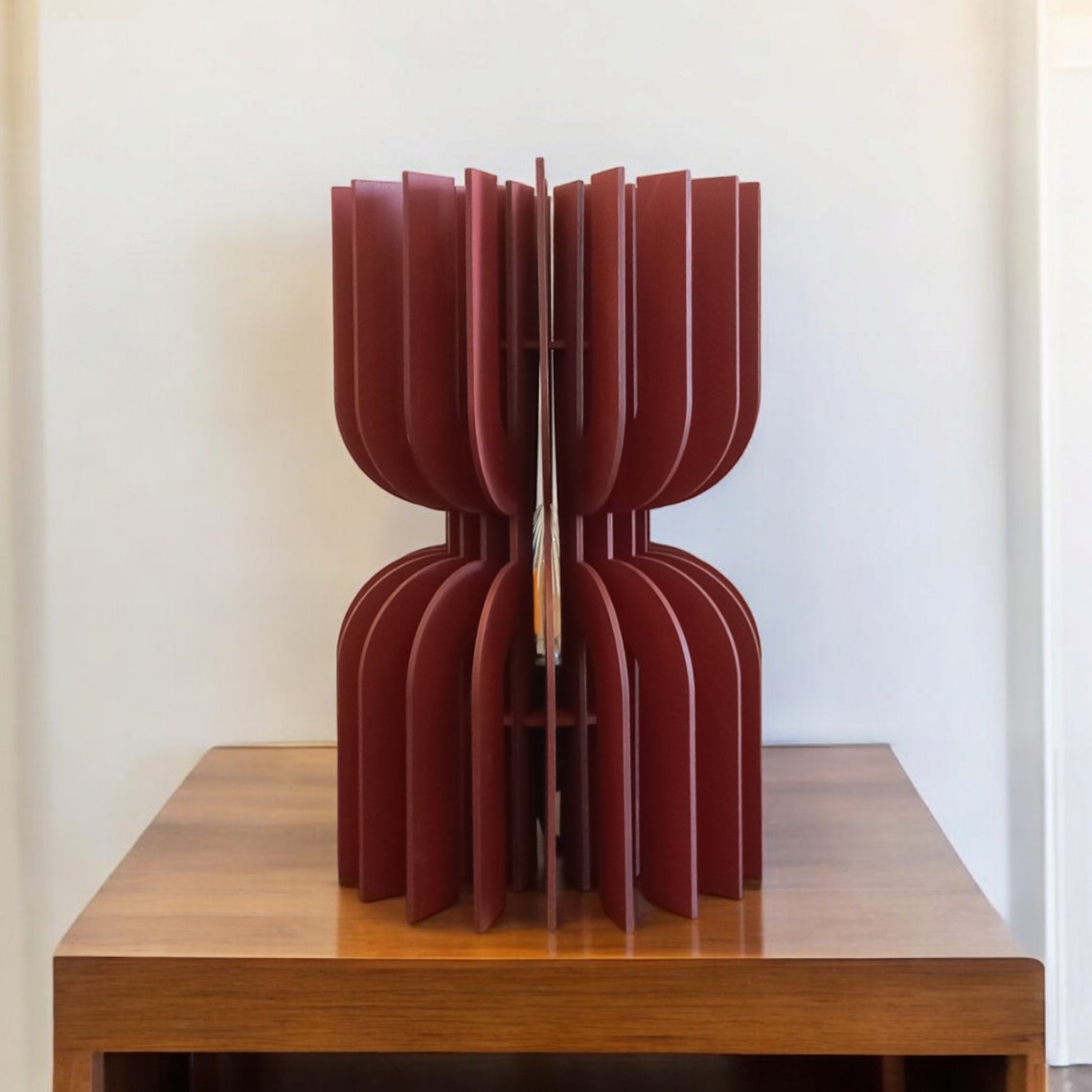 Unique Soft Light Wood Table Lamp Bedside Lighting Aesthetic Decor for ...