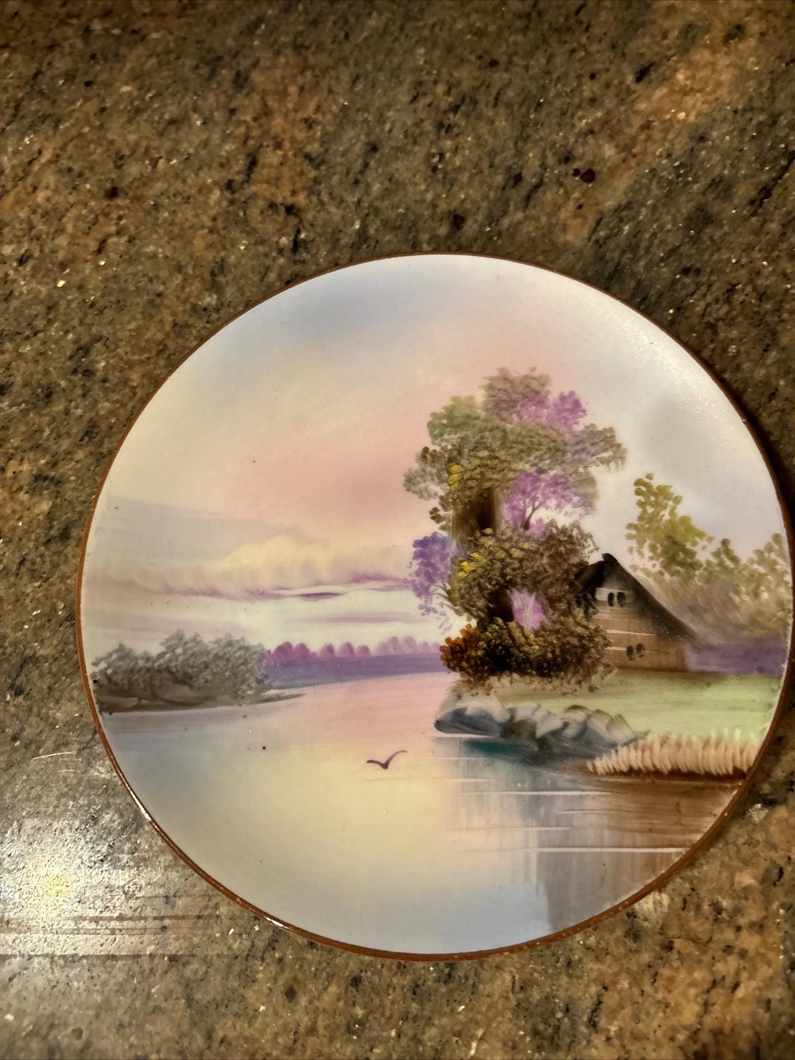 Vintage Hand Painted Nippon Plates, Set of 6, 6" Across - Etsy