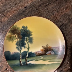 Vintage Hand Painted Nippon Plates, Set of 6, 6" Across - Etsy