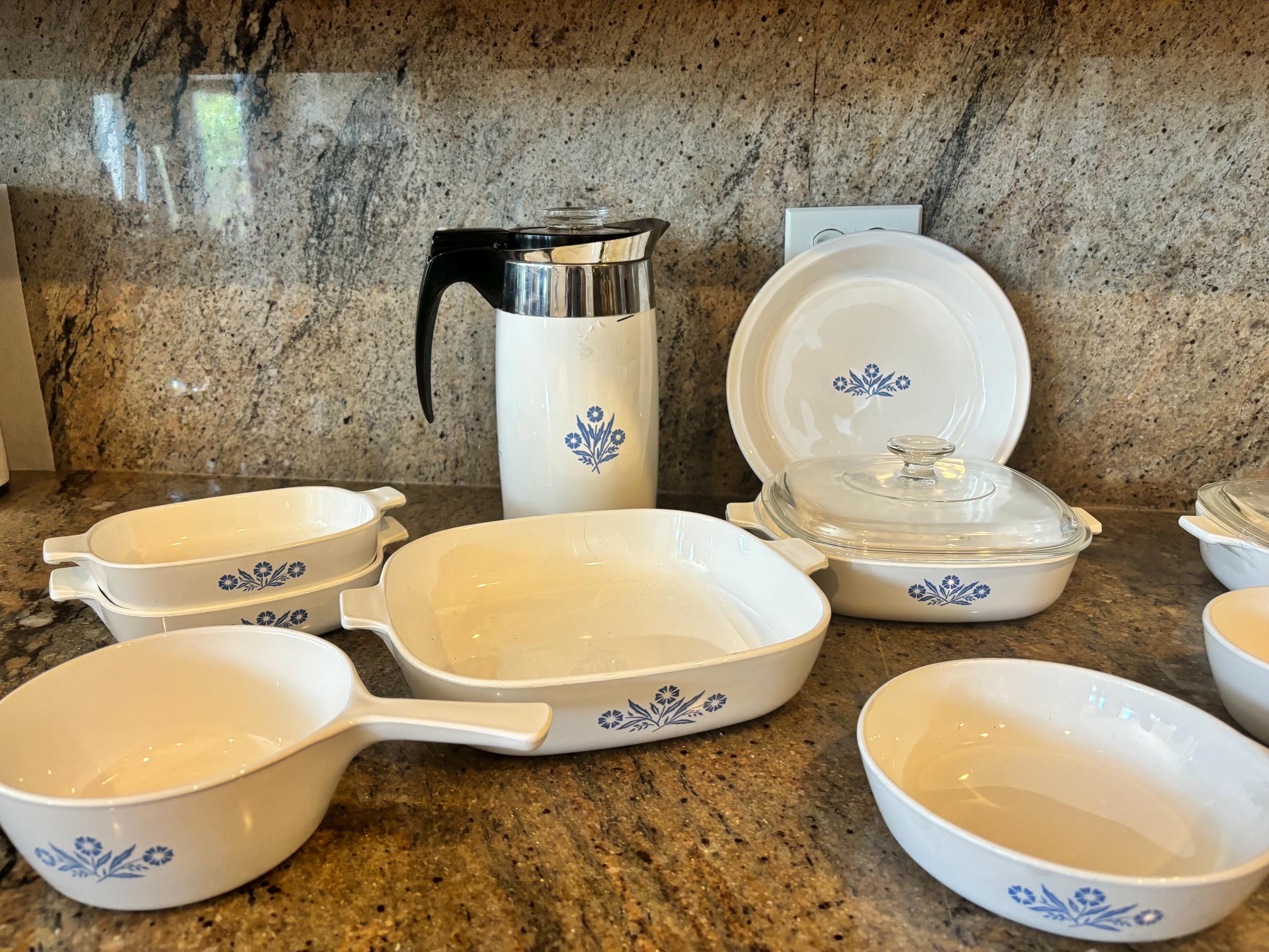 RARE Corning Ware Blue Cornflower 17-piece Set - Etsy