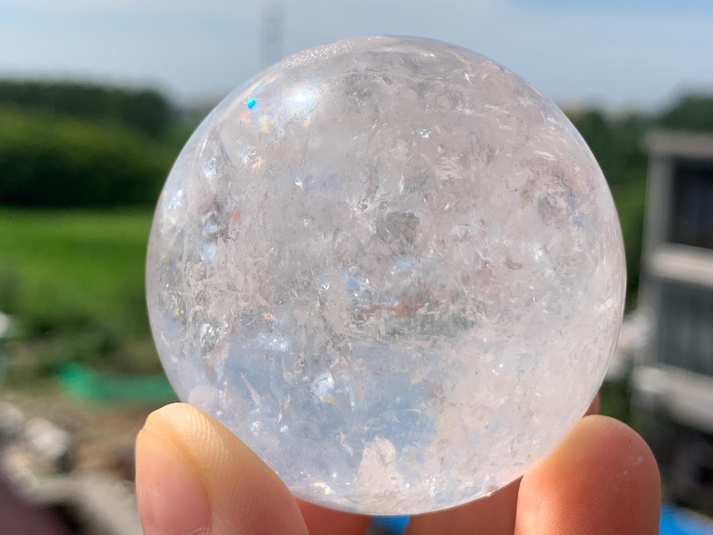 Natural Clear Quartz Ball,quartz Crystal Sphere,large Crystal Ball ...