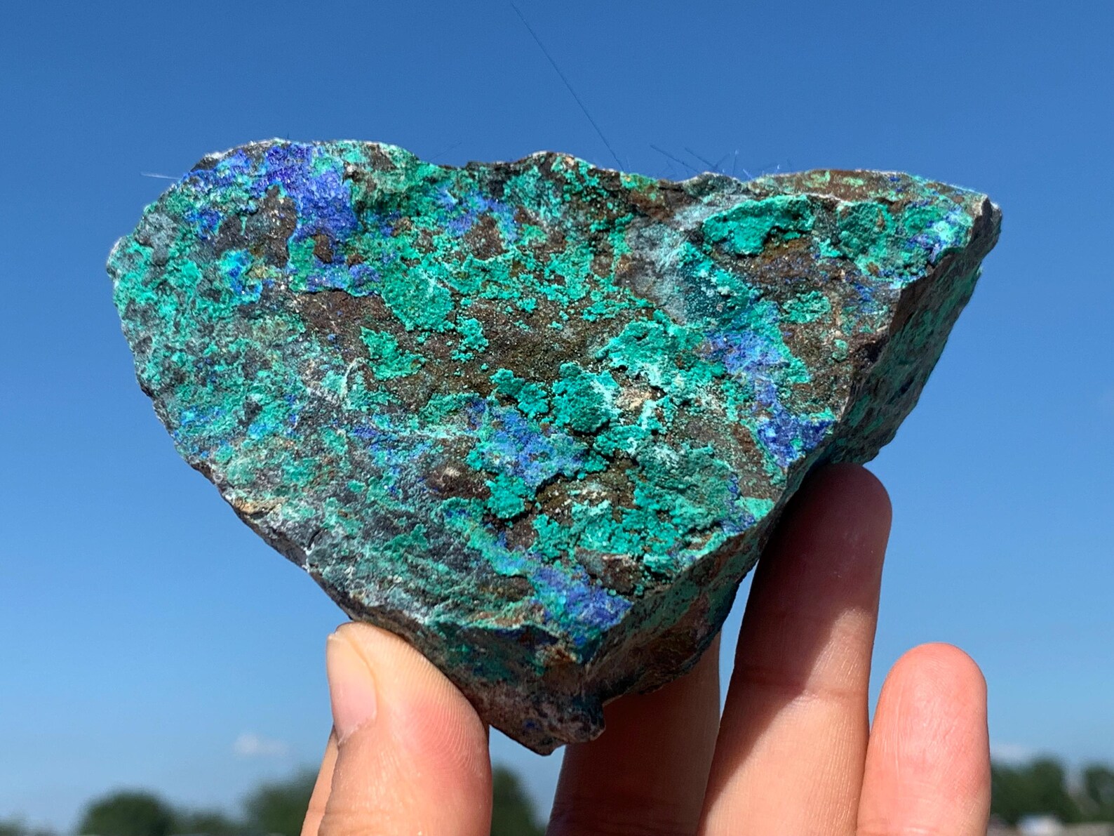 Blue Copper Ore Specimen Quartz,blue Copper Ore,quartz Crystal Sphere ...