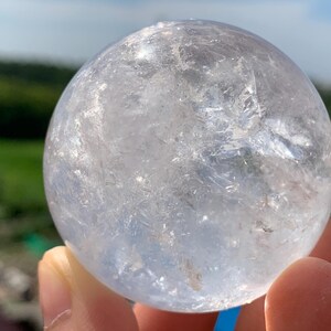 Natural Clear Quartz Ball,quartz Crystal Sphere,large Crystal Ball ...