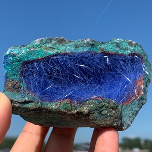 Blue Copper Ore Specimen Quartz,blue Copper Ore,quartz Crystal Sphere ...