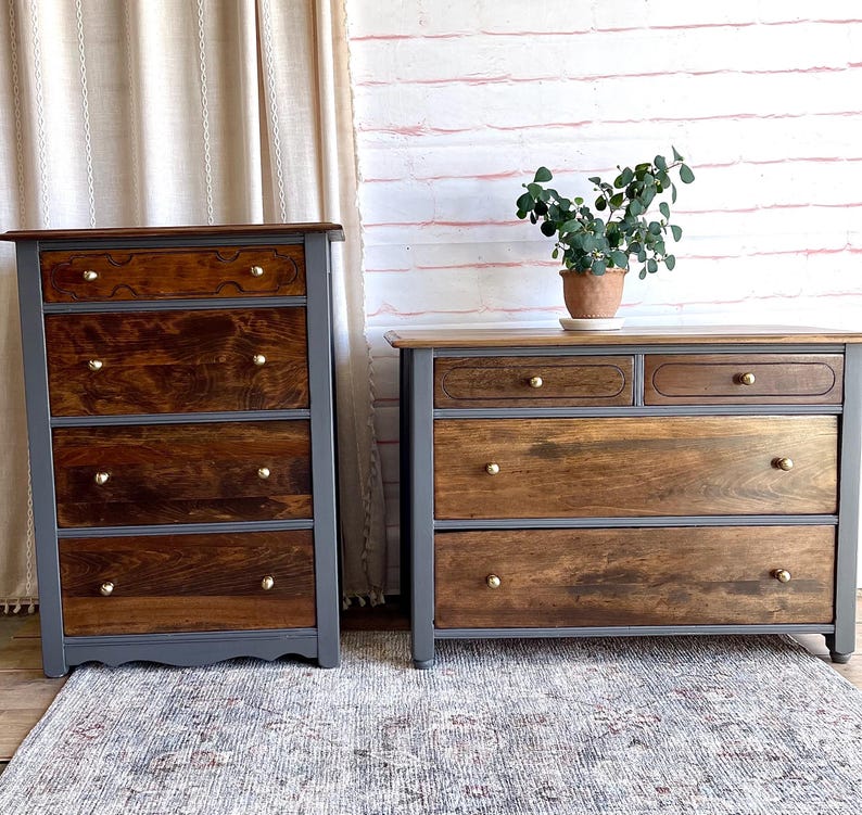 Restored Dresser Pair - Etsy