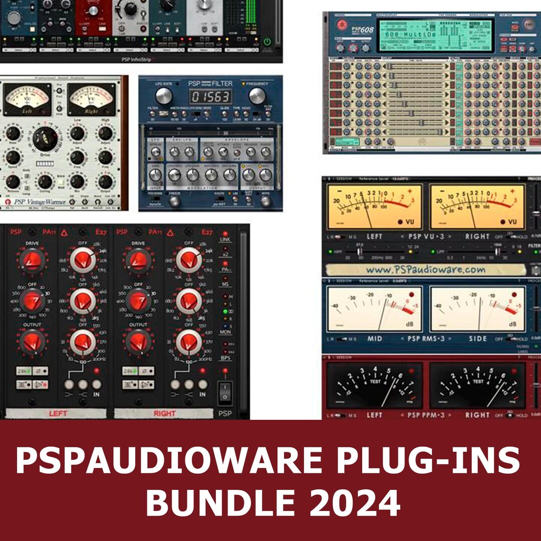 Pspaudioware Plug-ins Bundle 2024 13 Plugins for Windows PC - Etsy