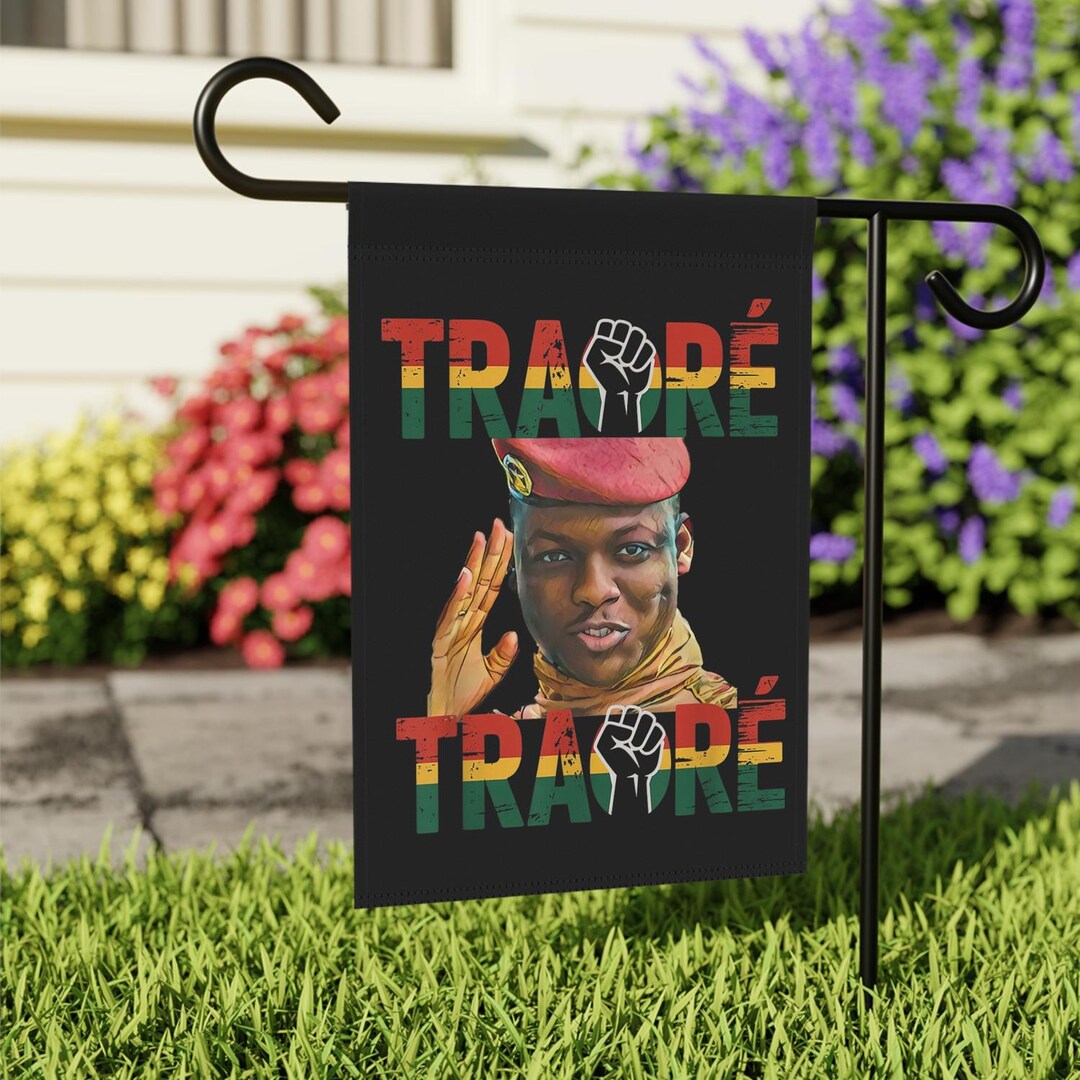 Burkina Faso Ibrahim Traoré Garden Flag, Thomas Sankara Flag, Burkina ...