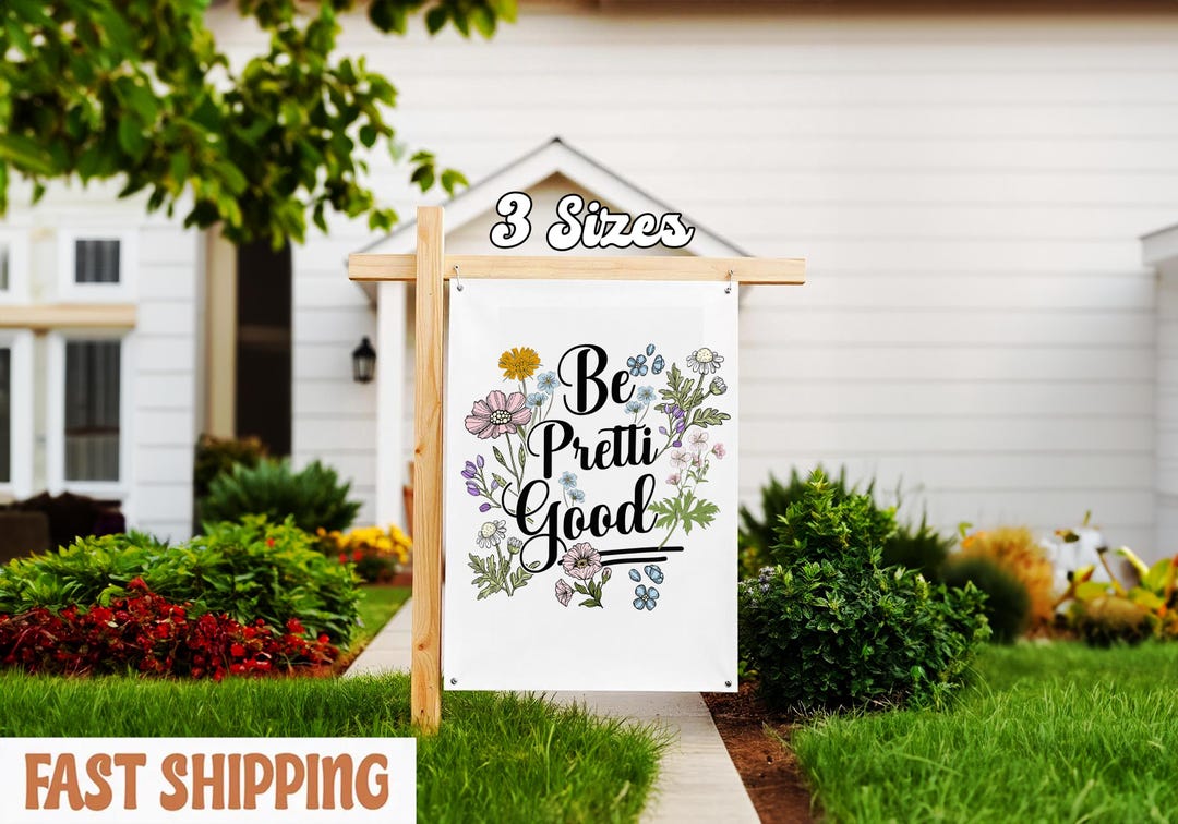 Be Pretti Good Yard Sign, Floral Justice Sign, Alex Pretti Tribute ...