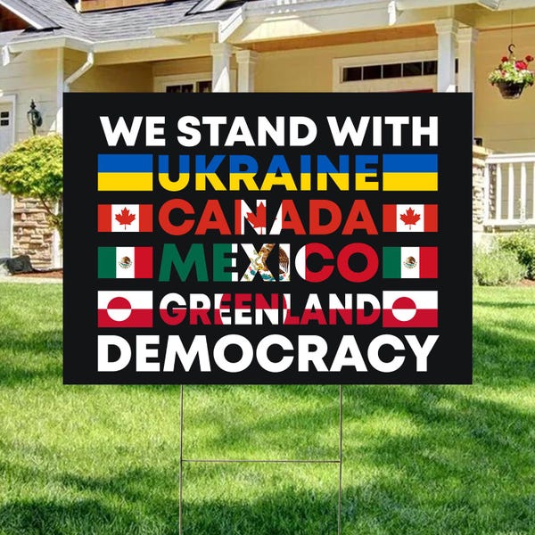Pro Democracy Yard Signs - Etsy