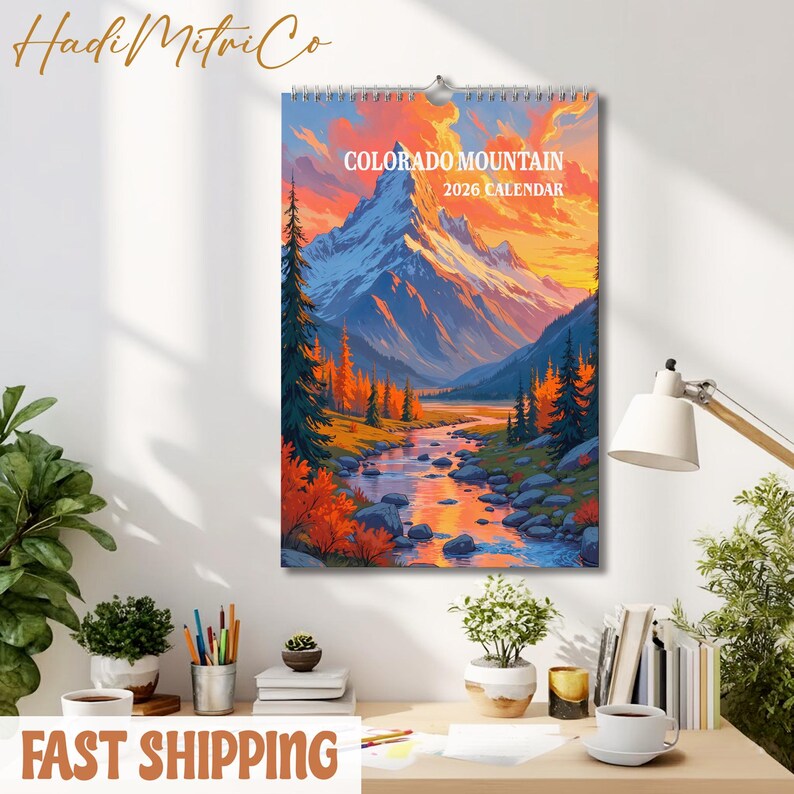 2026 Colorado Scenic Wall Calendar, Majestic Mountains, Alpine Lakes ...