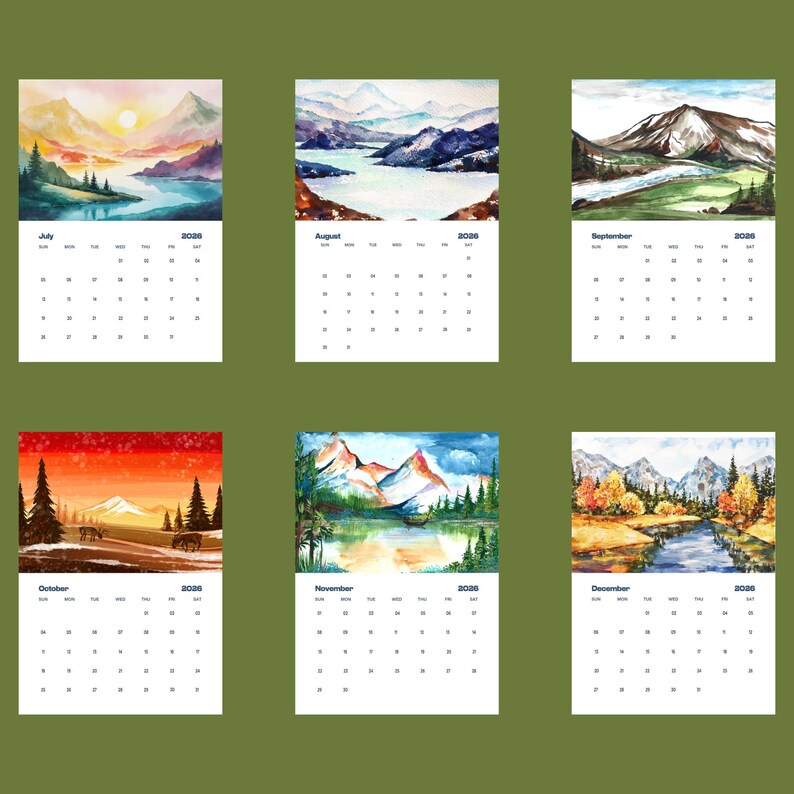 2026 Colorado Scenic Wall Calendar, Majestic Mountains, Alpine Lakes ...