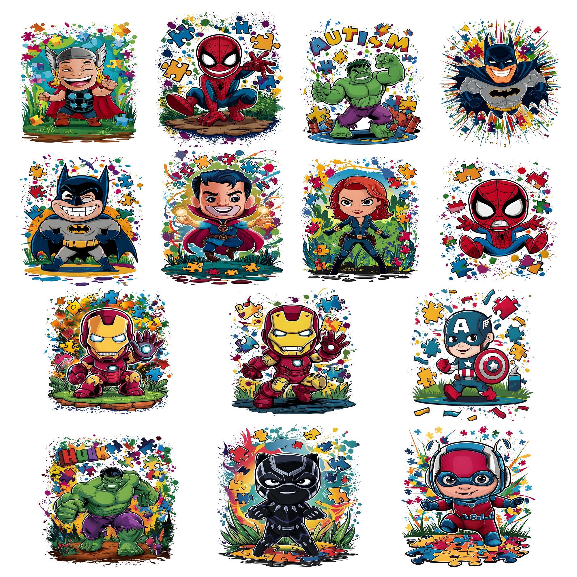 30+ Autism Awareness Cartoon Png Designs, Character Cartoon Autism ...