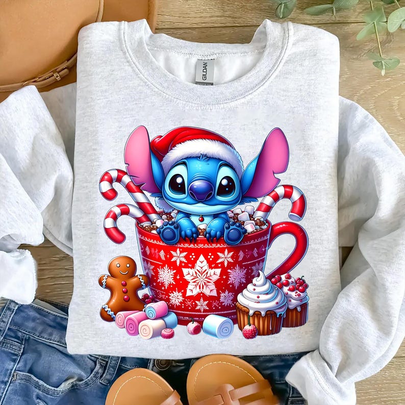 Bundle Cute Stitch PNG, Stitch Christmas Png, Stitch Birthday Png ...