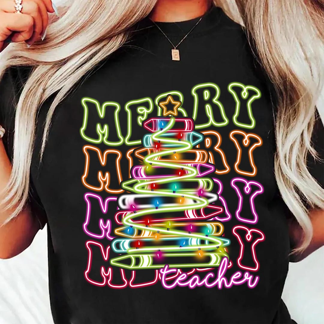 Teacher Pencil Tree Christmas Png, Teach Christmas Png, Cute Teach Png ...
