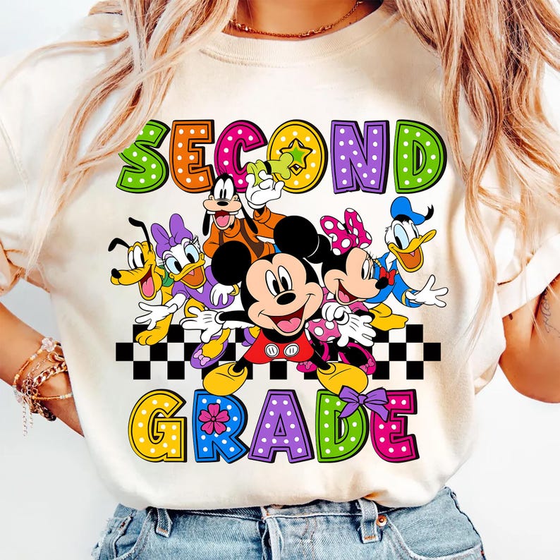 Preppy Cartoon Back to School Png Bundle, Mouse and Friends,magical ...