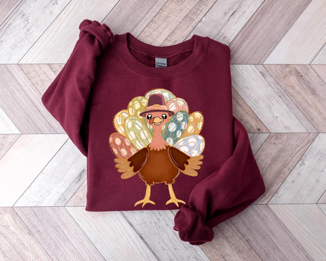 Colorful Turkey Png, Glitter Turkey Thanksgiving Png, Thankful Png ...