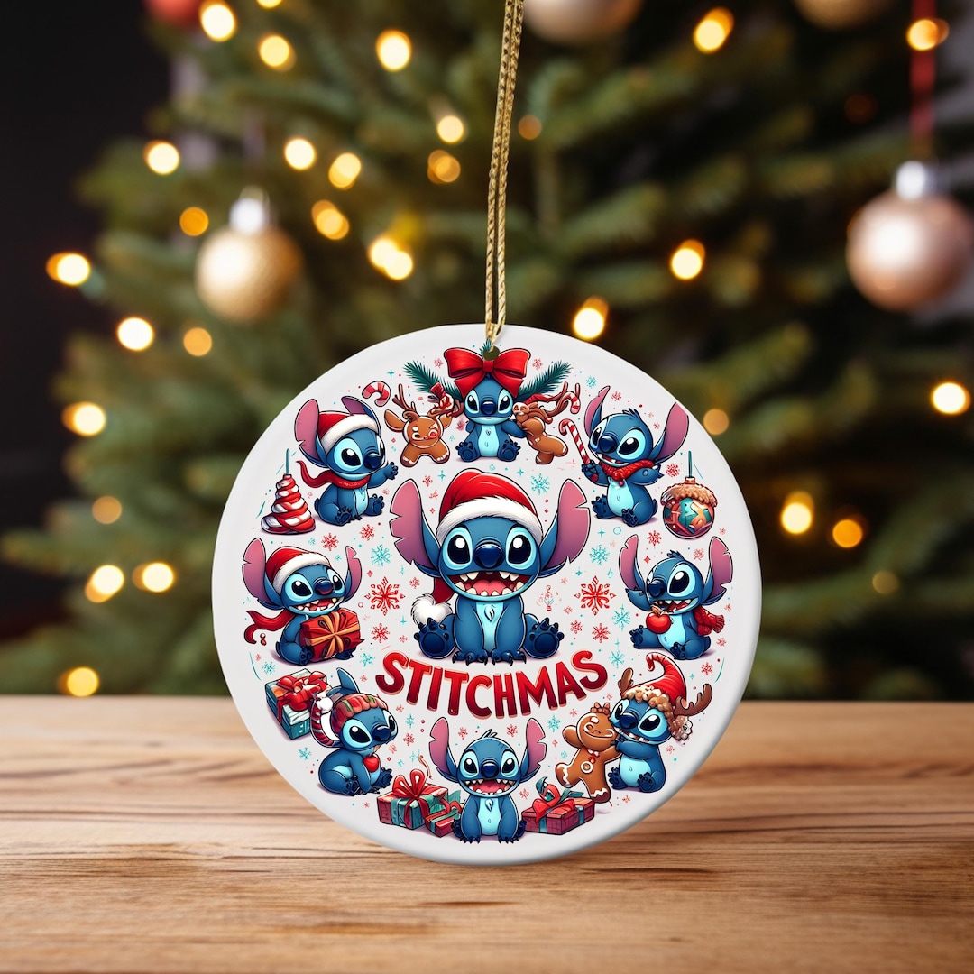 Ornament Stitchmas PNG, Stitch Christmas Ornament, Stitch Ornament Svg ...