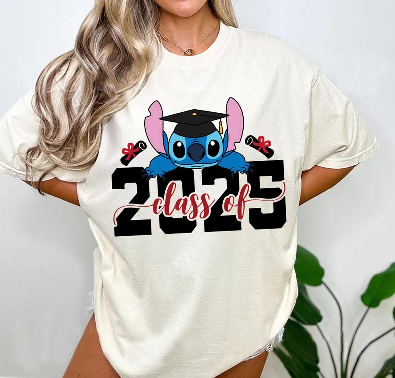 Graduation Stitch 2025 Png, Class of 2025 Png, Kindergarten Class of ...
